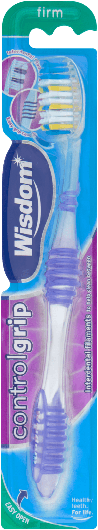Control Grip Toothbrush Firm - Wisdom Toothbrushes