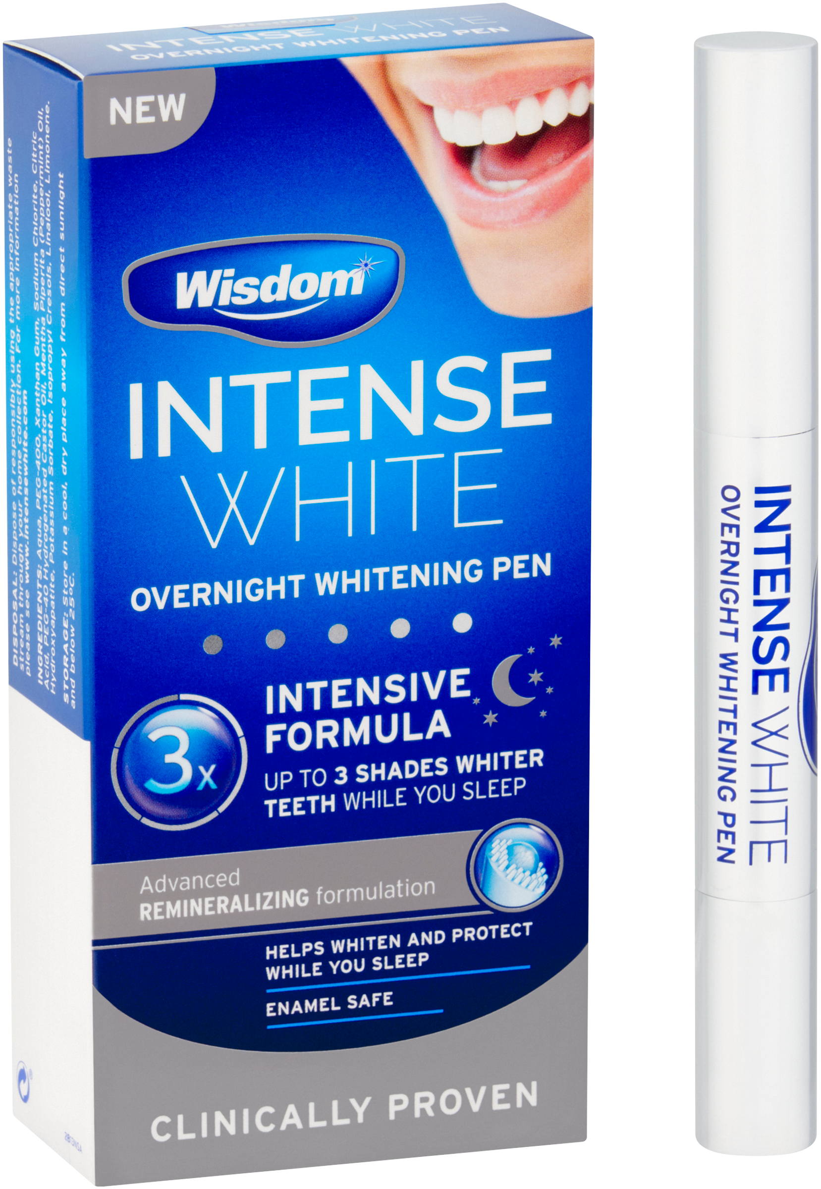 Intense White Overnight teeth whitening pen - Wisdom Toothbrushes